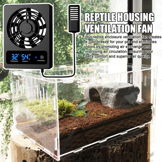 VENTILATION FAN FOR Reptile Enclosure, Dehumidifier For Rainforest E4I0 ...