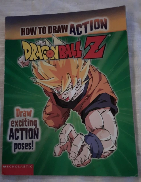 HOW TO DRAW Dragon Ball Z GT Action Poses FUNimation DBZ Learn Draw 2 ...