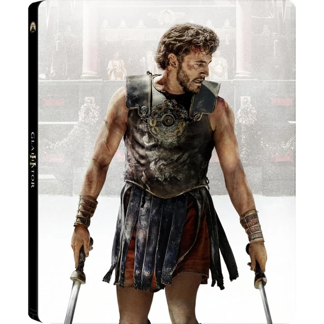 GLADIATOR II 4K Ultra Hd + Blu-Ray + Digital Code Paul Mescal Pedro ...