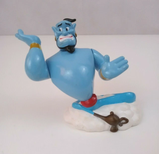 DISNEY ALADDIN GENIE On Cloud With Golden Lamp 3.25" Collectible Figure ...