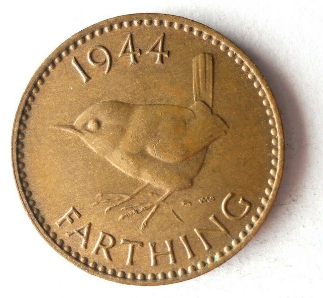 1944 GRANDE-BRETAGNE FARTHING - Excellent Pièce de Monnaie Farthing ...