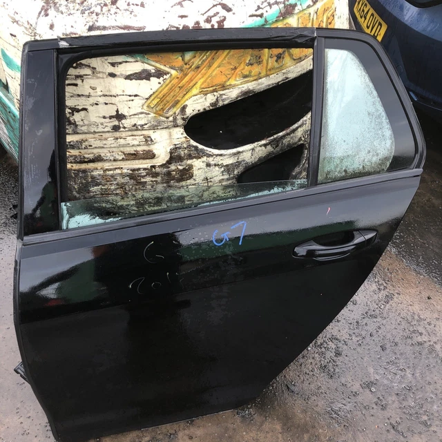 VW GOLF MK7 (2013-2020) Rear Door Passenger Left Side In Black £150.00 ...