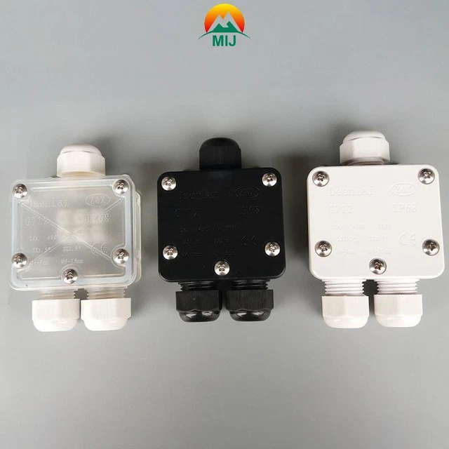 IP68 WATERPROOF JUNCTION Box Terminal Distribution Cable Connector ...