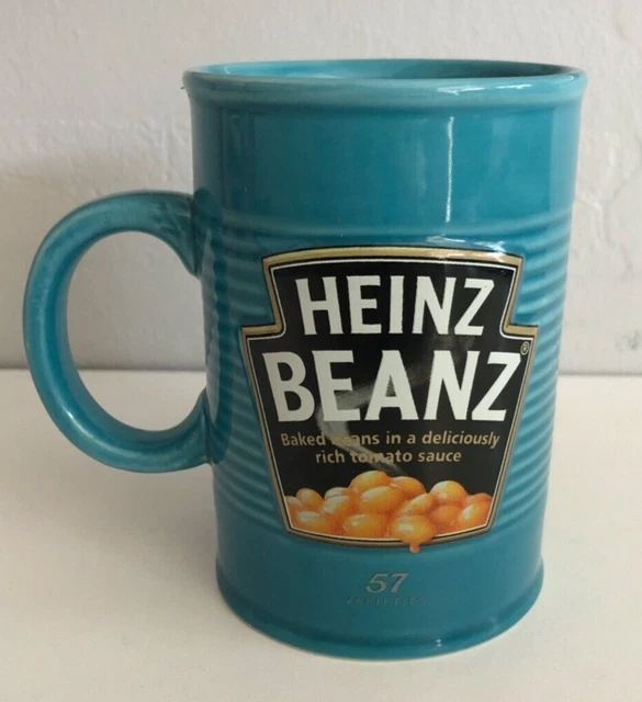 HEINZ BAKED BEANS Official Merchandise Ceramic Mug With Handle *VERY ...