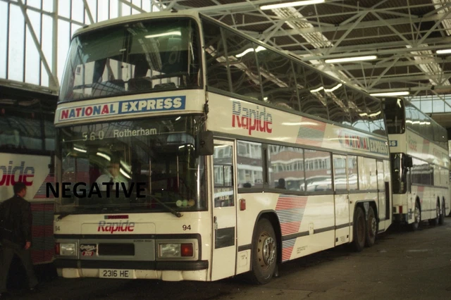 35MM BUS NEGATIVE Yorkshire Traction National Express Neoplan 2316He ...