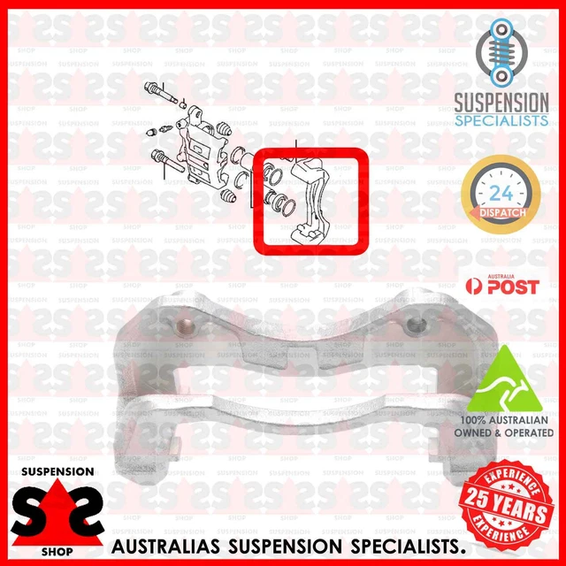 FRONT AXLE BRAKE Caliper Bracket Set Suit MITSUBISHI Legnum 2.5 V6 24V (EC5W) EUR 82,45 ...