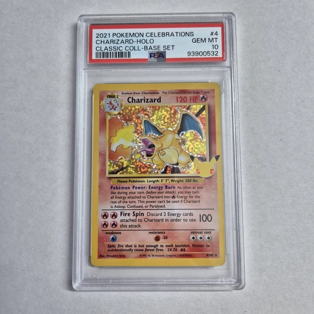 2021 POKÉMON CHARIZARD Celebrations Holo Base Set 4/102 englisch PSA10 EUR 111,00 - PicClick DE