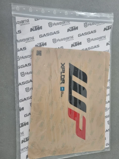 GENUINE KTM HUSQVARNA XPLOR WP 48mm UPPER FORK DECALS MOTOCROSS enduro ...