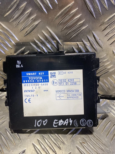 TOYOTA VERSO 2009 - 2014 Smart Key Control Module Ecu 89990-0F011 £124. ...