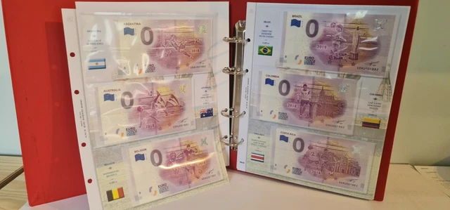 SÉRIE 32 BILLETS Euro Schein Souvenir Touristique 2018 Coupe du Monde ...
