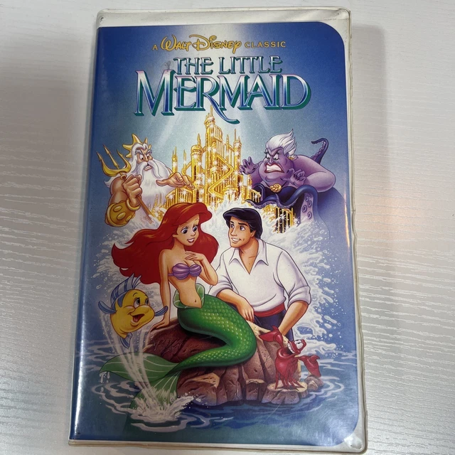 WALT DISNEY CLASSIC The Little Mermaid. VHS Video .(1990) Controversial ...