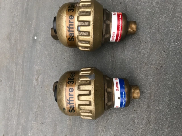 BOC MUREX SAFFIRE 36EC Oxygen & Acetylene Flashback Arrestors. Gas ...