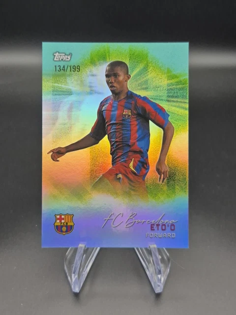 TOPPS FC BARCELONA Team Set 2025-26 - Samuel Eto'o - Parallel /199 £0. ...