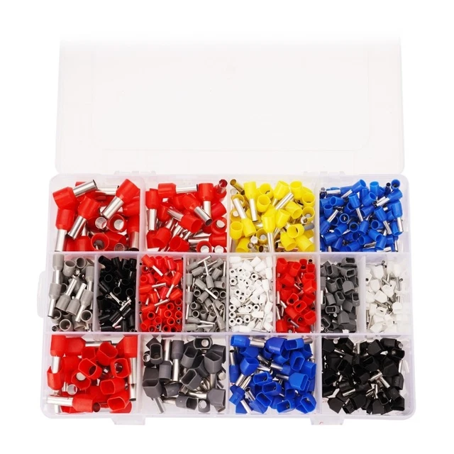 COMPREHENSIVE WIRE FERRULES Set Assorted Insulated Wire End Ferrules ...