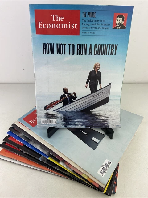 THE ECONOMIST MAGAZINE Bundle X10 Various 2022-2024. Politics, World ...