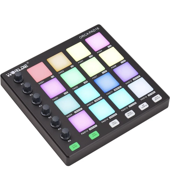 CONTROLADOR WORLDE MIDI Strike Pad Midi Drum Pad Batería Máquina Beat ...