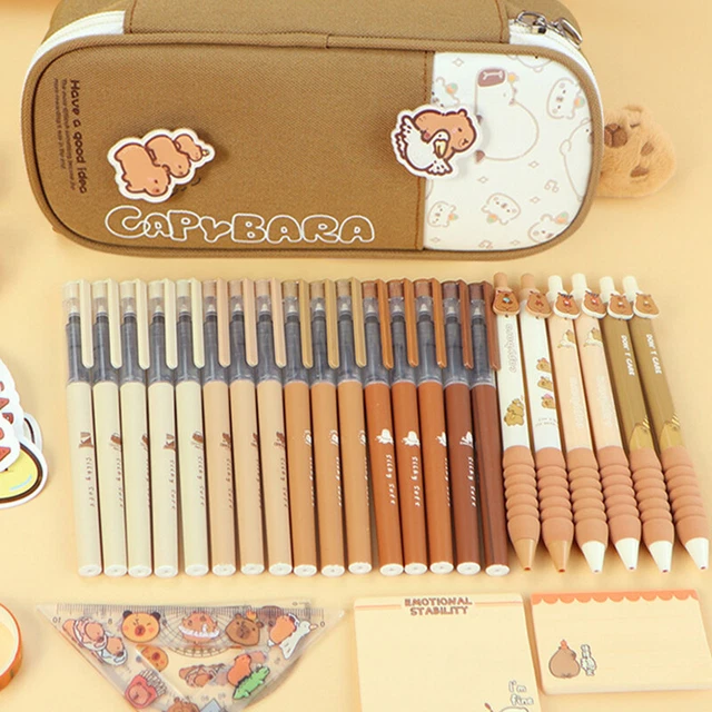 DESSIN ANIMÉ DE grande capacité capybara crayon crayon crayo*^b EUR 7 ...