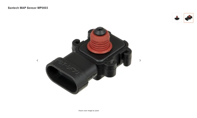 MAP MANIFOLD SENSOR Chevy Silverado GMC Sierra 1500 2500 3500 16187556 ...