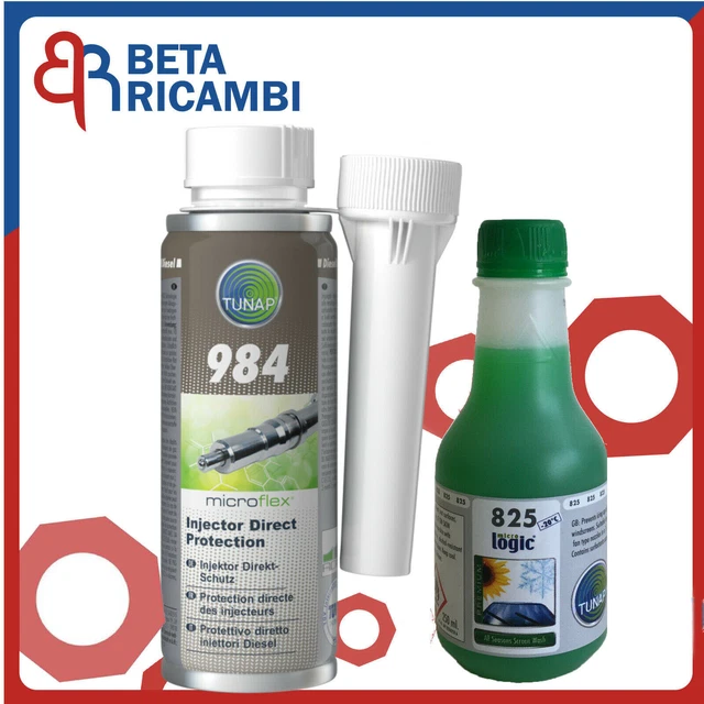ADDITIVO TUNAP 984 (ex 983) MicroFlex pulizia iniettori diesel+Lavavetri 825=726 EUR 22,50 ...