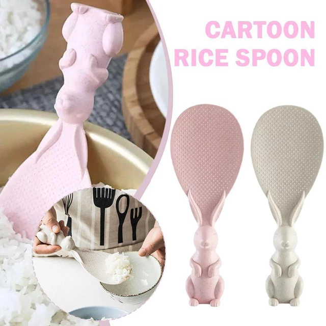 CUCCHIAIO ANTIADERENTE DI paglia di grano coniglio può stare in piedi ...