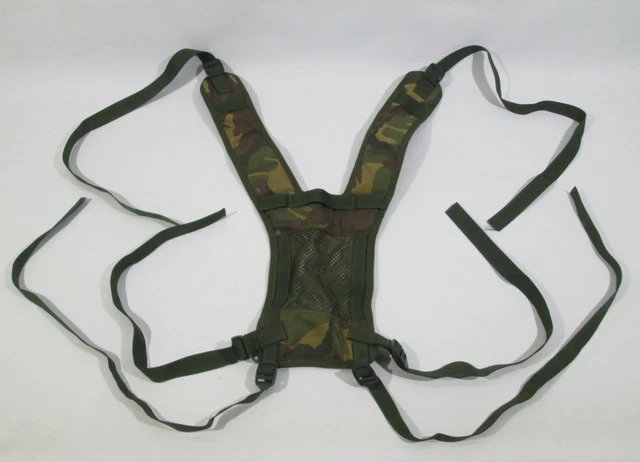 EX BRITISH ARMY Woodland DPM Main Yoke Harness Webbing Cadet Airsoft £ ...