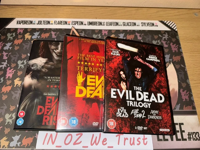 THE EVIL DEAD Trilogy, Remake, Reboot & Rise (DVD, 2023, 5-Disc Box Set ...