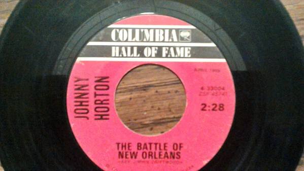 JOHNNY HORTON - The Battle Of New Orleans - Used Vinyl Record 7 ...
