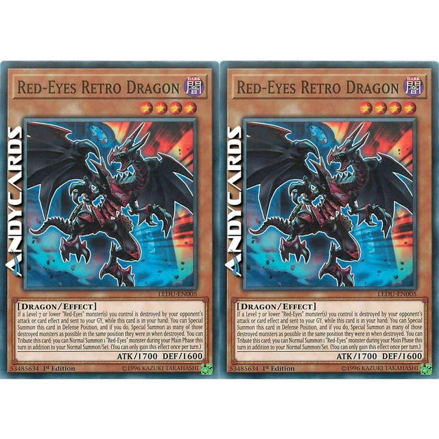 2X RED-EYES RETRO DRAGON (Drago Retro Occhi Rossi) • Comune • LEDU ...