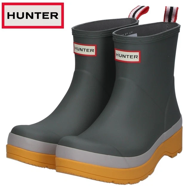 HUNTER MENS ORIGINAL Play Boot Short Chelsea Dealer Waterproof Pull-On ...