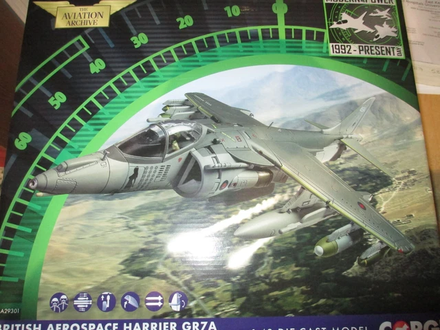 CORGI AVIATION 1:48 Bae Harrier Gr7A Zd437/49A Michelle No 1 Sqn Raf ...