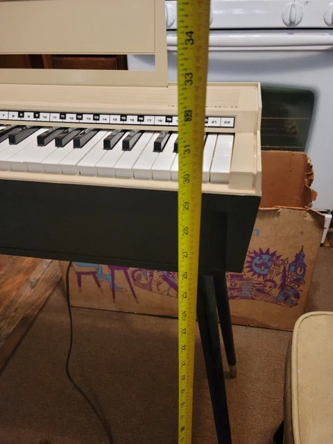 VINTAGE ELECTRIC CHORD portable ORGAN w/removable LEGS+Chair £44.05 ...