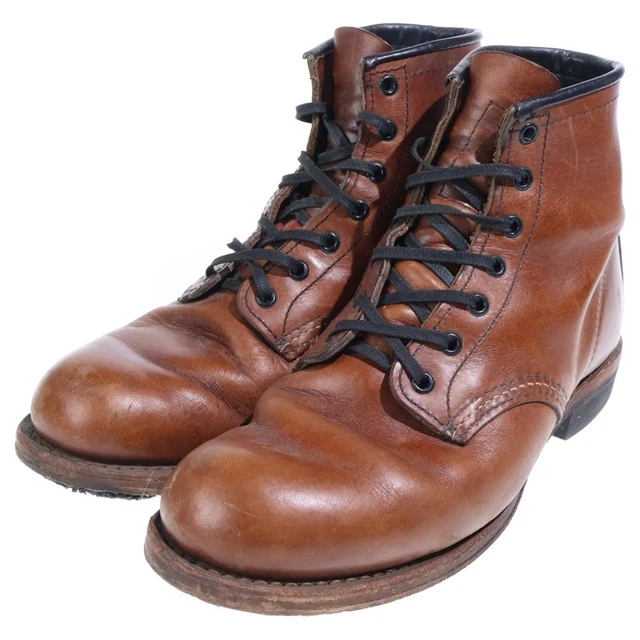 RED WING BECK MAN Beckman 7 Hole 9016 High Cut Boot Brown Used ...
