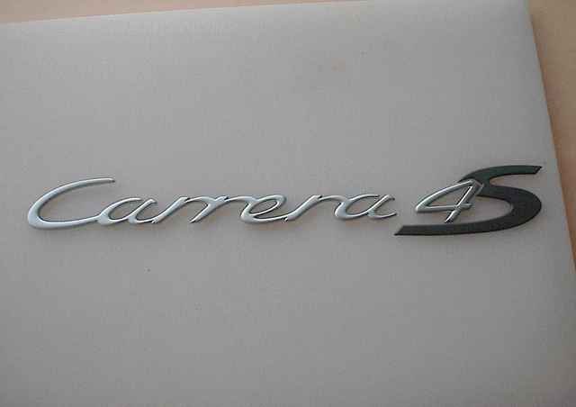 PORSCHE 996 CARRERA 4S Rear Badge / Emblem Genuine New $229.00 - PicClick
