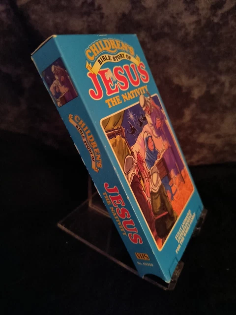 CHILDREN'S BIBLE STORY Of Jesus The Nativity VHS VCR Tape Movie Cartoon ...