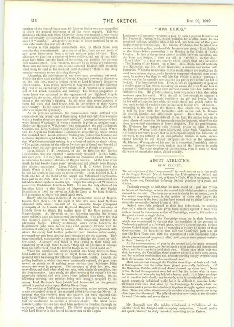 1899 OFFICERS BLACK Watch Battle Of Magersfontein George Downman EUR 13 ...