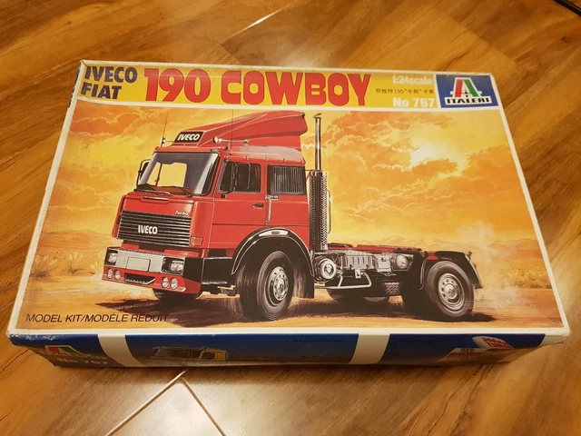 ITALERI IVECO FIAT 190 Cowboy Truck 1:24 Scale Model Kit - 767 ...