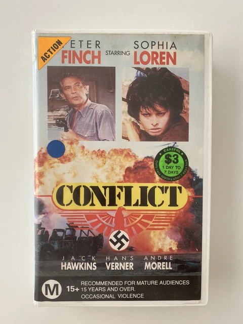 CONFLICT (AKA JUDITH) [VHS] CBL Big Box Ex-Rental Video Tape 1966 War ...