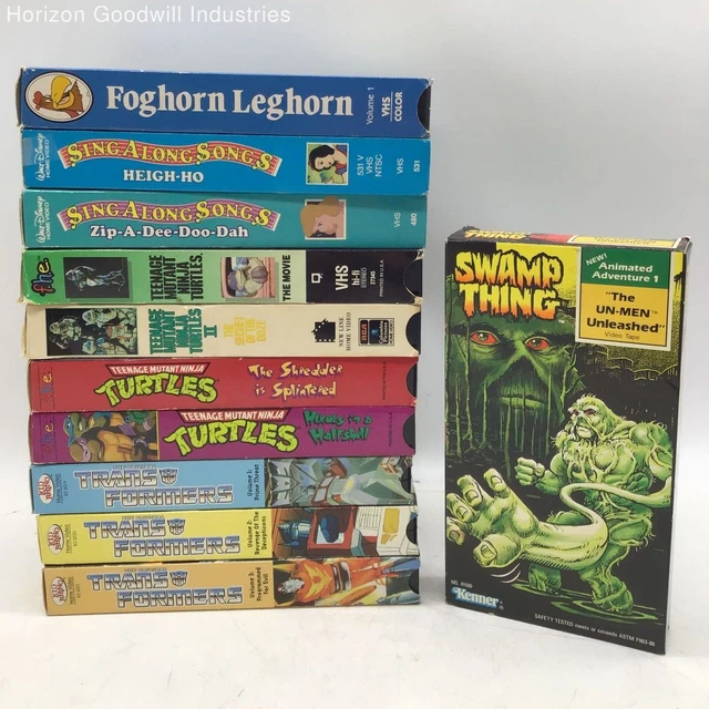 VNTG DISNEY SING-ALONG, TMNT, Transformers, Swamp Thing, Foghorn ...