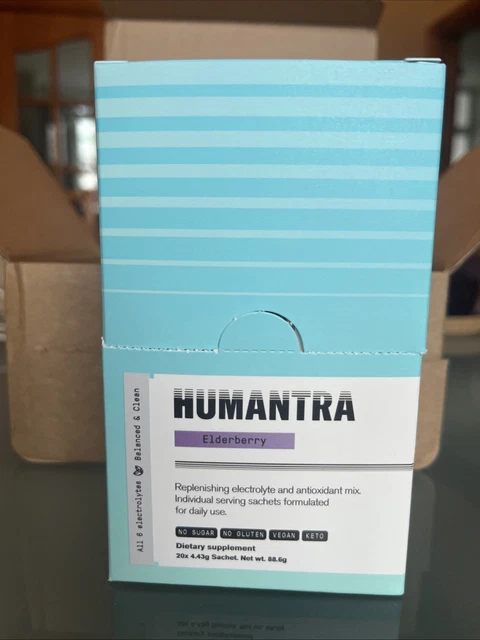 HUMANTRA ELDERBERRY ELECTROLYTE Antioxidant Drink 20 Sachets £23.00 ...