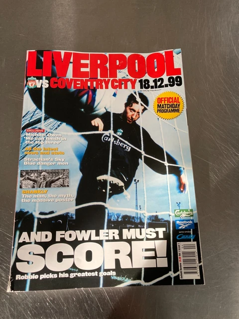 VERY RARE LIVERPOOL FC football program. Unique and possibly a one-off ...