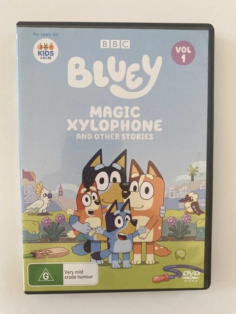BLUEY DVD MAGIC Xylophone And Other Stories - Vol 1 ABC Kids £9.30 ...