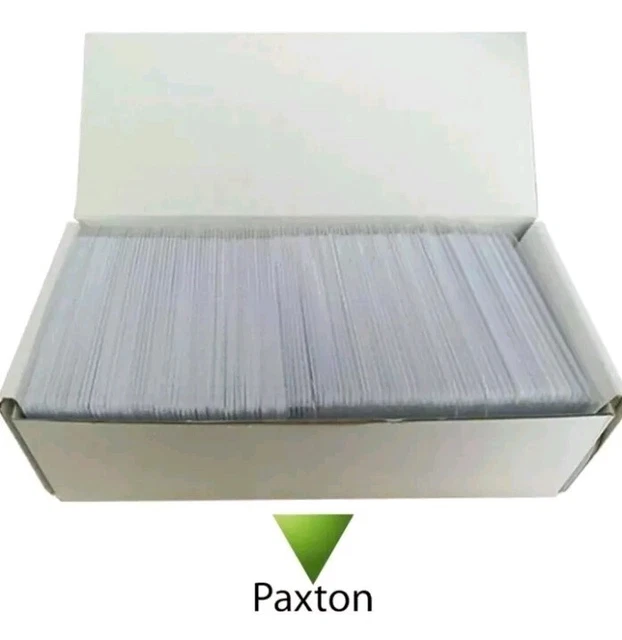 100 X PAXTON Net2 Compatible ISO Proximity Cards 692-500 Free Delivery ...
