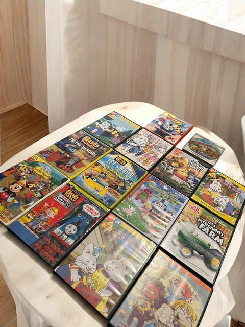 LOT OF 15 Kids DVDs. Bob The Builder, Thomas, Max And Ruby, Barney ...