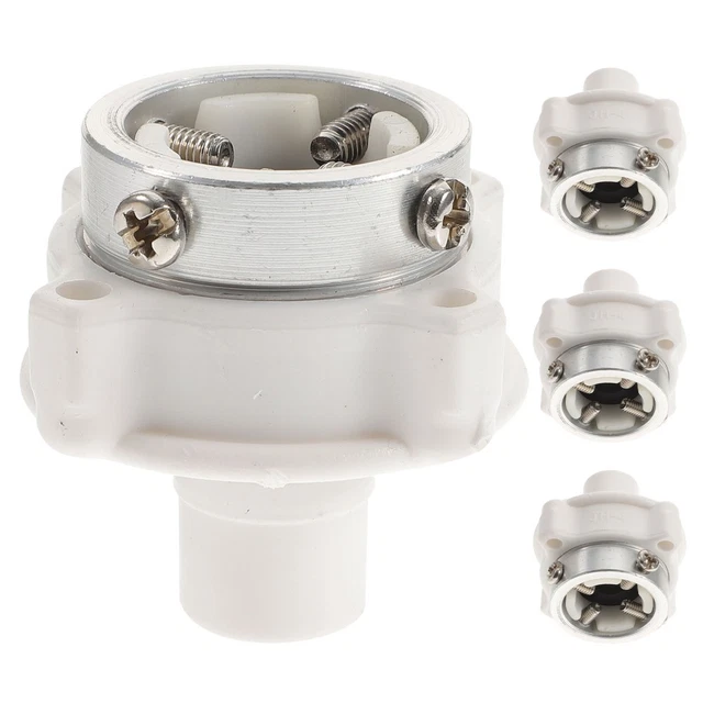 4PCS WASHING MACHINE Water Inlet Hose Adapter - Metal Quick Connect ...