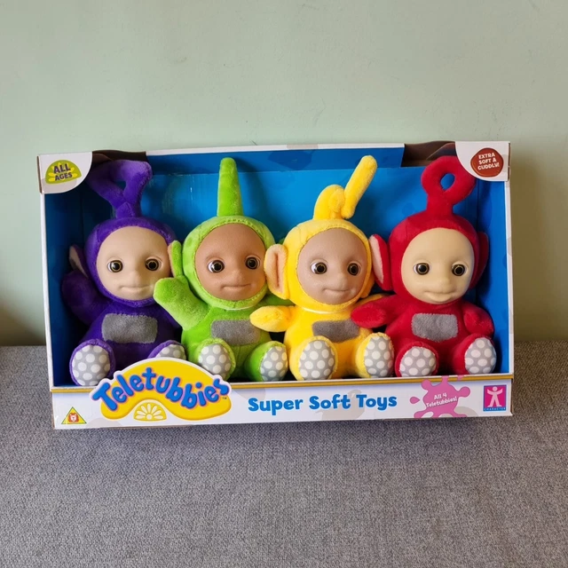 TELETUBBIES SUPER SOFT Plush Set of 4 Cuddly Gift Christmas Present ...