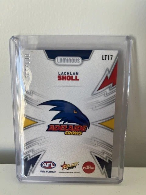 2024 AFL SELECT Footy Stars Luminous Thunderbolt Lachlan Sholl #001/599 $50.00 - PicClick AU