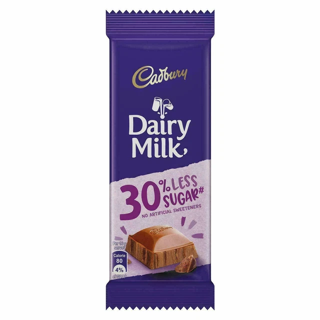 CADBURY DAIRY MILK Chocolat Barre Avec 30% Less Sucre, 43g - Paquet De ... CADBURY DAIRY MILK Chocolat Barre Avec 30% Less Sucre, 43g - Paquet De ...