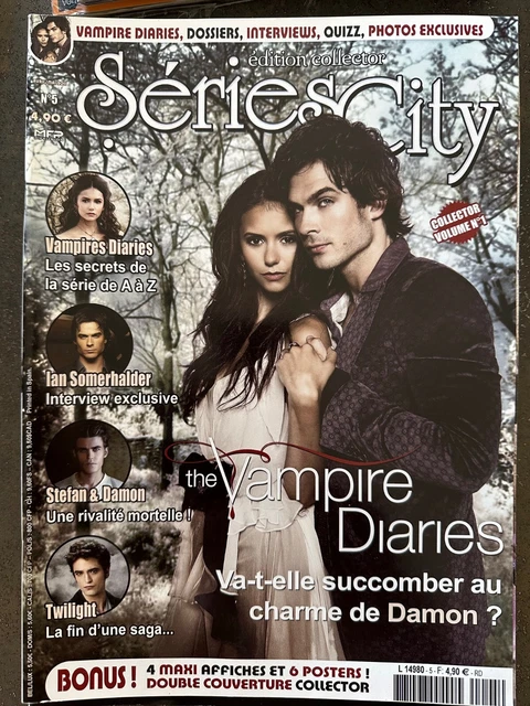 MAGAZINE SÉRIES CITY édition collector n°5, spécial Vampire Diaries et ...