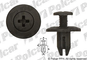10X TAPPI RIVETTO a vite clip per Toyota Tercel + Hilux IV pick-up 79 ...