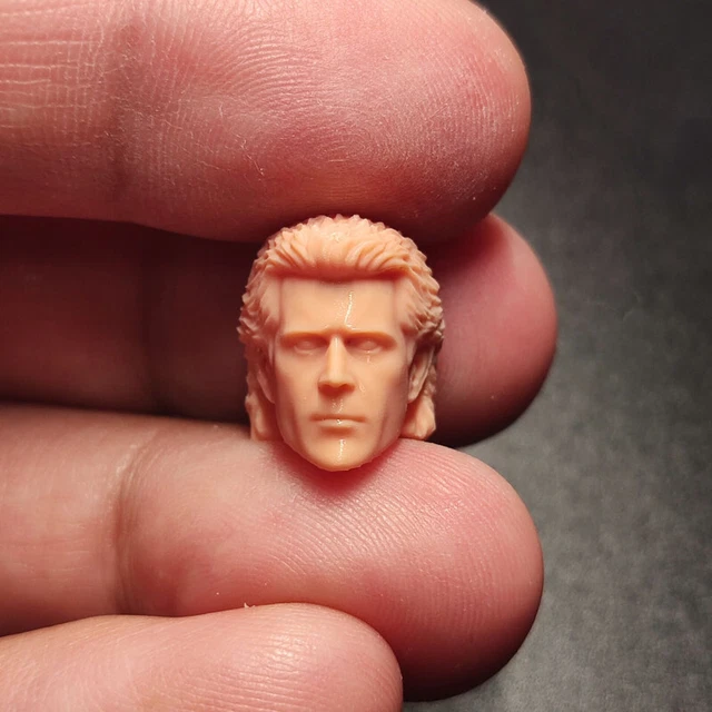 FIGURINE MEL GIBSON Gibson Head Sculppt échelle 1/24 non peinte 2,5" EUR 13,60 - PicClick FR